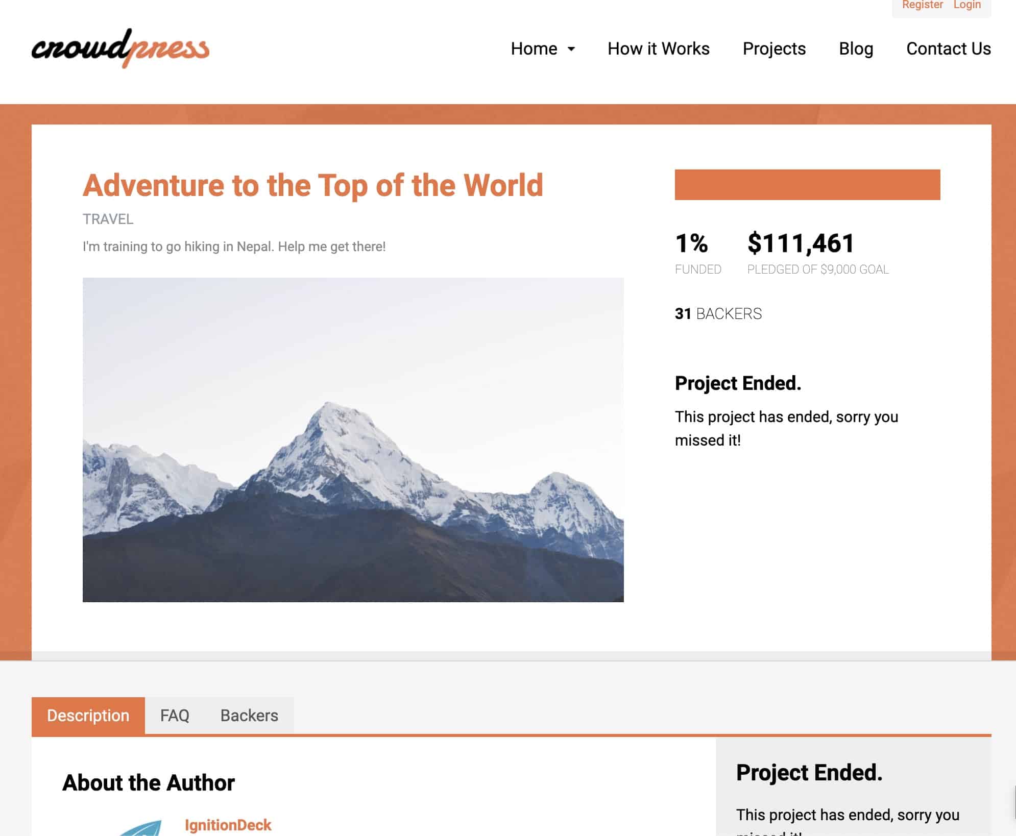CrowdPress Theme - IgnitionDeck